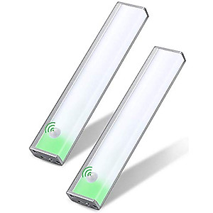 Joyzy Automatic Pantry Light, Wireless Closet Lights Two Motion Sensor Modes Light Battery Operated,USB Rechargeable Under Cabinet Lights, Bedroom Light Bathroom Lighting