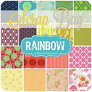 Rainbow Scrap Bag (RAINSB) by Mixed Designers for Southern Fabric