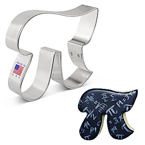 Pi Symbol Cookie Cutter 3.75" Made in USA by Ann Clark