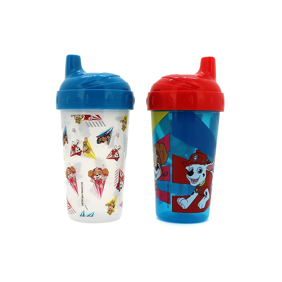 Cudlie Baby Boy 2 Pack 10 Oz Hard Spout Sippy Cup for Toddler, Paw Patrol