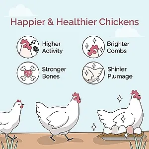 Mile Four | Chicken Grit | Sized for Layers & Growers | 8-20+ Weeks | Natural Crushed Mineral Grit Quartzite from Sandstone | Digestion Aid for Poultry | US Mined | 4 lbs.