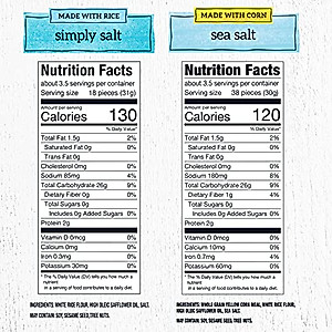 Good Thins Rice & Corn Snacks Gluten Free Crackers Variety Pack, 4 Boxes