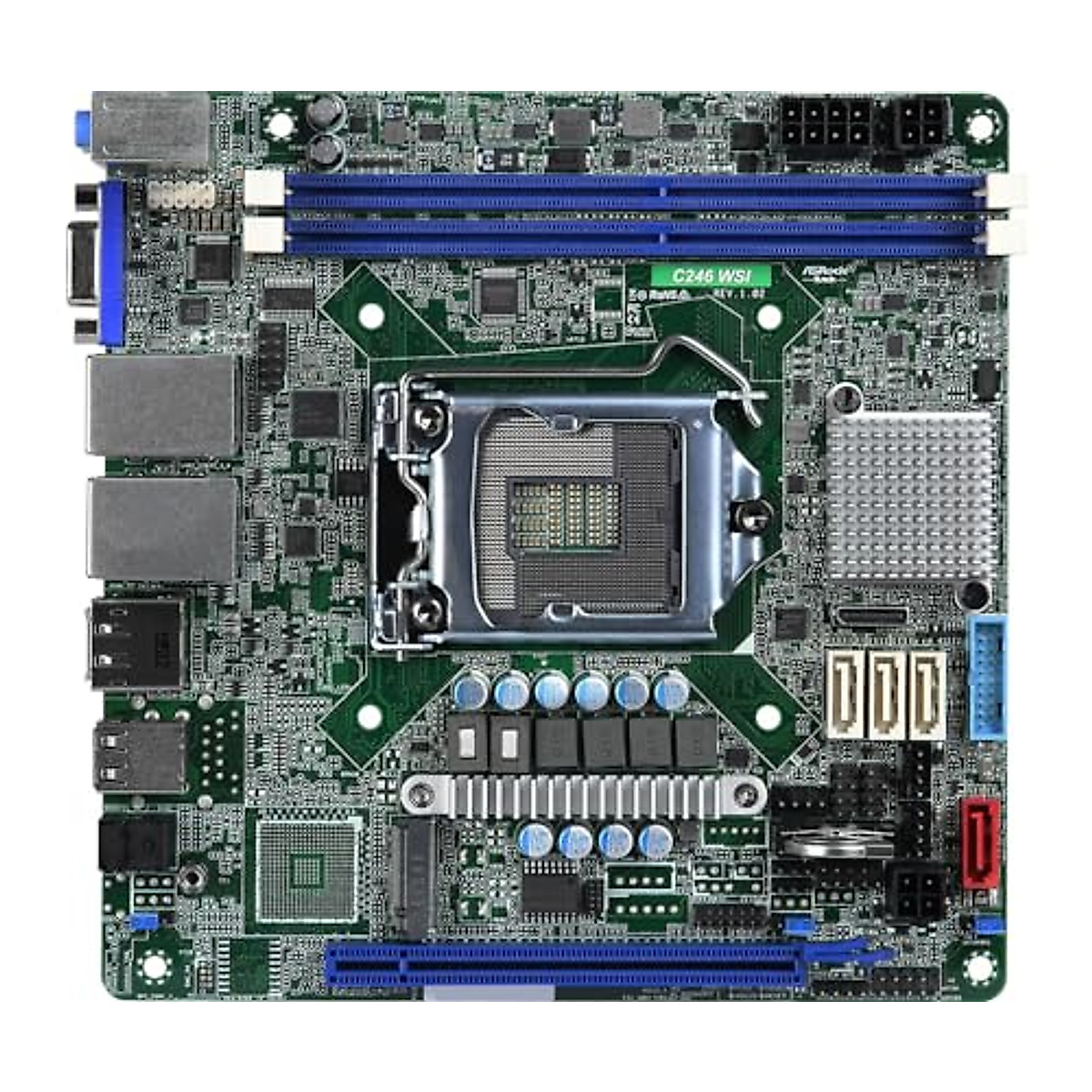 AsRock Rack C246 WSI Mini-ITX Server Motherboard LGA 1151 Intel C246