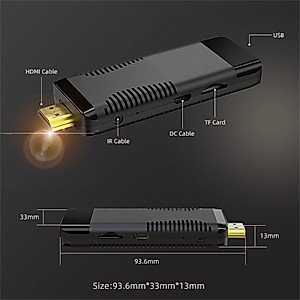 Smart TV Stick S96 Stick Android TV Box AllWinner H313 2.4G/5G WiFi Android 10.0 Top Box Bluetooth Voice Remote Control fire Stick tv 4k (2GB+16GB)