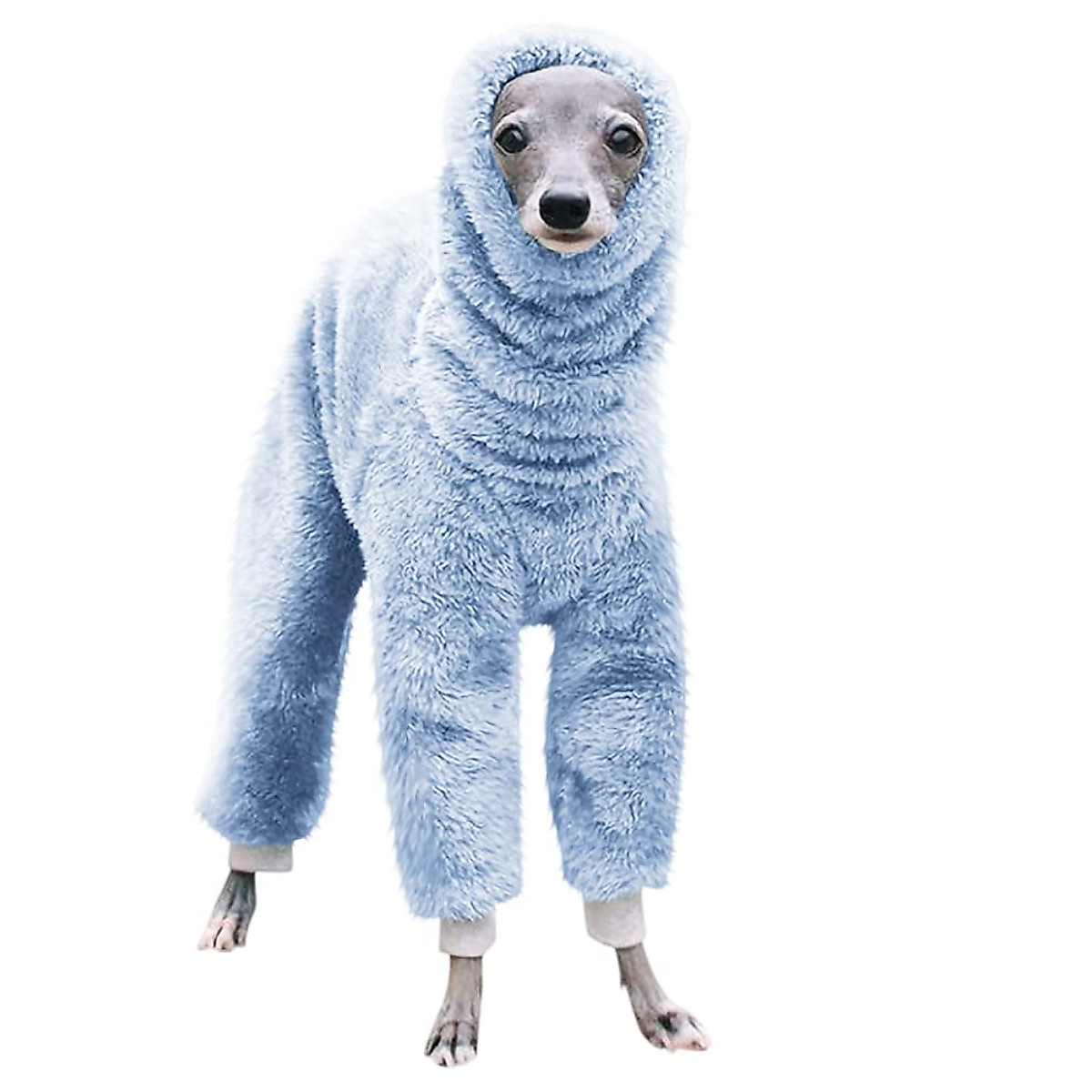 Esobo Dog Apparel Autumn Winter Soft Plush Cotton Dog Coats Pullover extra turtleneck Dog Pajamas Jumpsuit Outfit Clothes for Small Medium Large Dogs