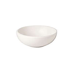 Villeroy & Boch NewMoon Round S, Stylish Bowl for Soups and Crisp Salads, Premium Porcelain, White, Dishwasher Safe