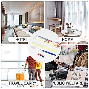 Travel Toothbrushes Kit,60 Pack Individually Wrapped Disposable Toothbrushes with Toothpaste and Hair Combs Travel Toothbrush Set for Homeless,Hotel