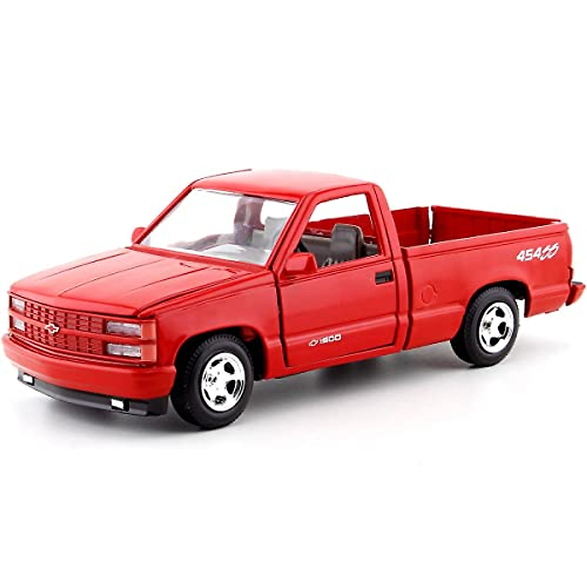 1992 Chevy 454SS Pick Up Truck, Red - Showcasts 73203 - 1/24 Scale Diecast Model Car by Motor Max