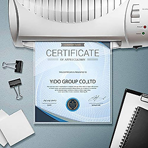 Everest Thermal Laminating Pouches, 8.9 x 11.4 Inches, 3 Mil Thick, 220 - Pack, Letter Size Sheets, Clear(TH0300-02)