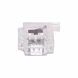 BIQU Filament Break Detection Sensor Module 3D Printer Accessories with 1M Cable for 1.75mm Filament Extruder Material Run-Out Detector for 3D Printer (Transparent)