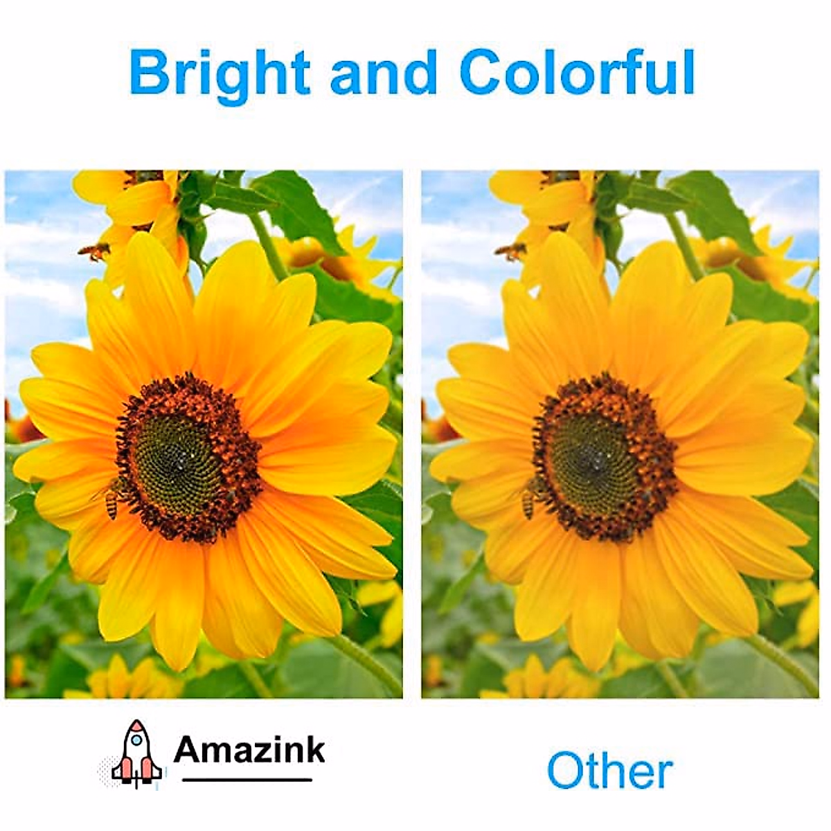 AMAZINK Compatible Replacement Ink Cartridge for HP 962XL Ink. Works with HP OfficeJet Pro 9015 9025 9010 9018 9020 9022 Printers. 4 Pack Black, Cyan, Magenta, Yellow