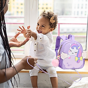 Jumpopack Unicorn Backpack for Girls Toddler Backpack for Girls Preschool Backpack Kids' Backpacks Small Mini Toddler Backpack Toddler Bookbag