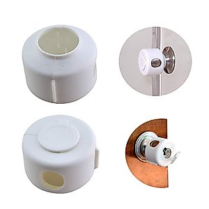 Emoly Door Knob Safety Cover for Kids, Child Proof Door Knob Covers, Baby Safety Door Knob Handle Cover Locks (New, 4 Pack)