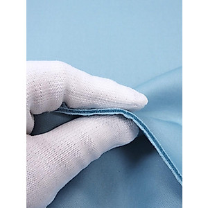 Neoprene Scuba Techno Athletic Double Knit All-Purpose Fabric by The Yard DIY Accessories Decor Fashion Clothing Aerobics (Navy Blue)