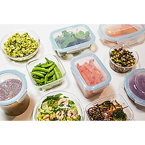 Lock&Lock Bisfree Rectangular Tableware with Leak Proof Locking Lid, 2.7-Cup