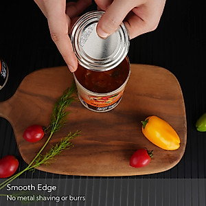 KITCHENDAO Manual Can Opener, Super Sharp Sandvik 12C27 Blade, Handheld Can Opener with Magnet, Smooth Edge Cut, Soft Grip, Oversized Knob for Seniors & Arthritis, Easy to Use, Green