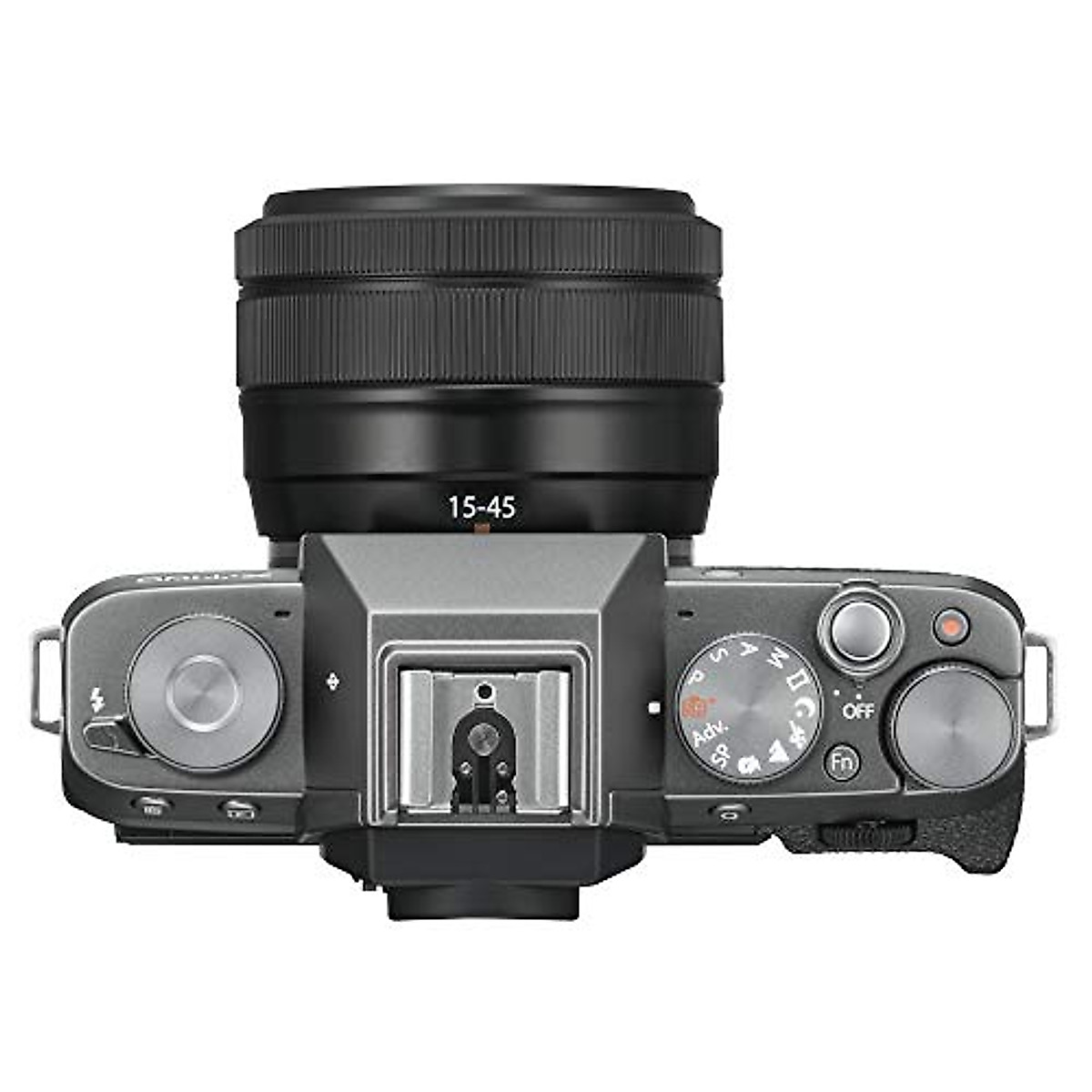 Fujifilm X-T100 Mirrorless Digital Camera w/XC15-45mmF3.5-5.6 OIS PZ Lens - Dark Silver (Renewed)