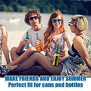 TAGVO Can Cooler Sleeves 3 Pack, Insulators Sleeves Standard Can Covers16 17 18 OZ, Beer Bottle Sleeves Coolers Holder, Non-slip Neoprene Can Coolier Sleeves