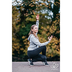 Yogipace Tall Women's 35" Fleece Lined Thermal Yoga Pants Winter Straight Leg Warm Sweatpants,Black,Size S