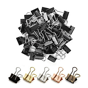Mr. Pen- Binder Clips, Small Binder Clips, 50Pack, 0.75 in, Black, Small Clips, Paper Binder Clips, Binder Clips Small Size,Small Paper Clips, Office Clips, Micro Binder Clips, Mini Binder Clips