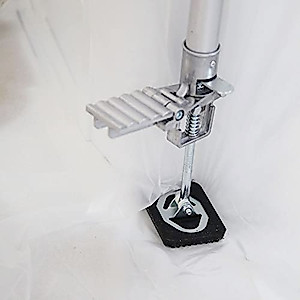 Trimaco 54736 Heavy Duty E-Z Up 16ft. Dust Containment Pole, 2 Pack, White, 2 Count