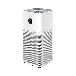 MI HEPA Air Purifier 3H with 3-Layer Integrated 360° Cylindrical Air Filters - Effectively Removes 99.97% Pollutants - Breath Cleaner, Fresher Air with Small Air Purifiers for Home and Offices