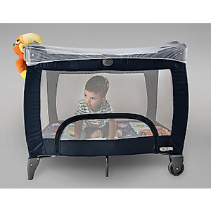 Baby Mosquito Net for Strollers, Carriers, Car Seats, Cradles. Fits Most PacknPlays, Cribs, Bassinets & Playpens. 44 x 48 Inch, Made of White, Portable & Durable Baby Insect Netting