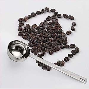 IZELOKAY Coffee Scoop Stainless Steel Tablespoon long handled Spoons 2Tbs (30ML)