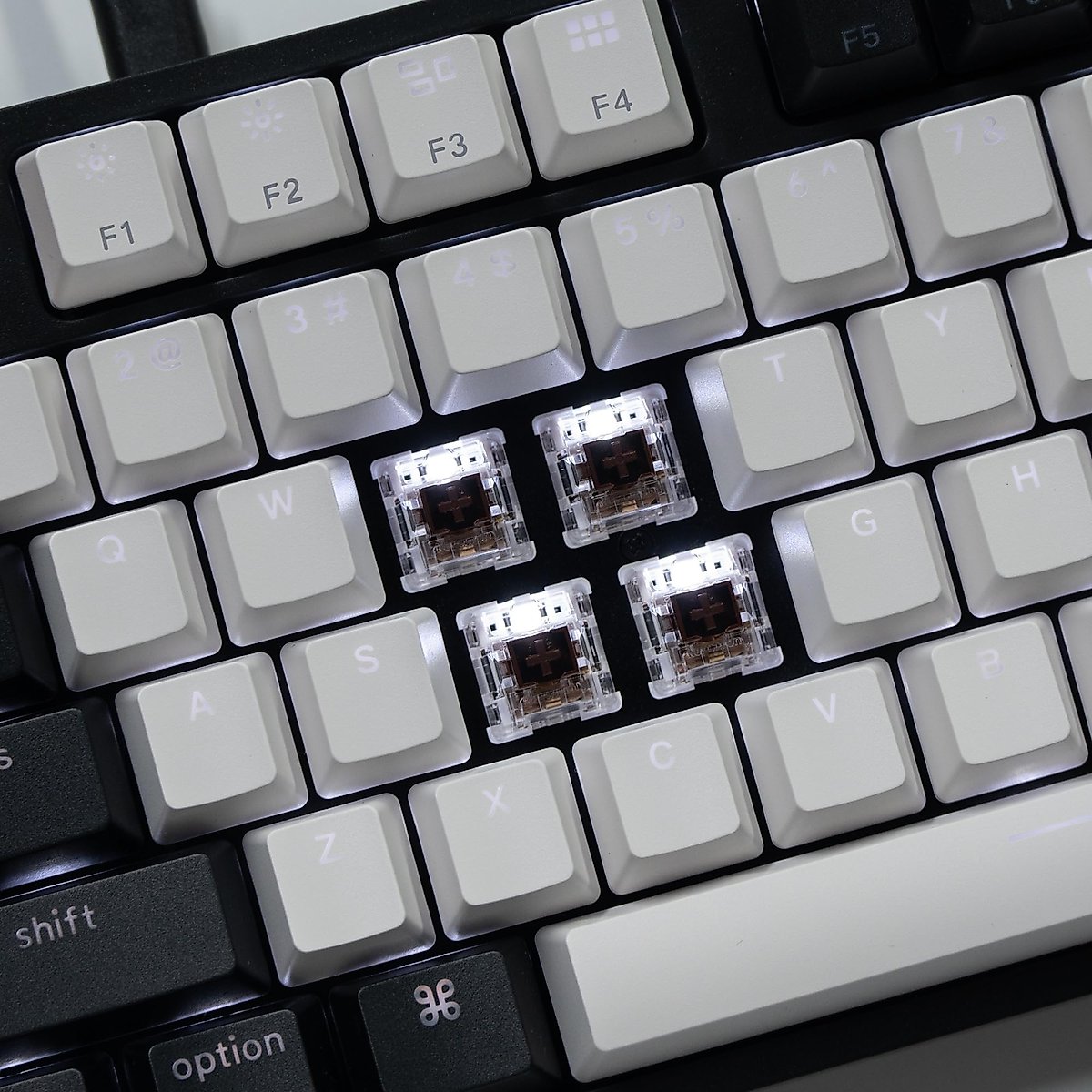Keychron C2 Full Size 104 Keys Wired Mechanical Gaming Keyboard for Mac Layout, K Pro Brown Switch/White LED Backlight/Double Shot ABS Keycaps/USB C Computer Keyboard for Windows Laptop