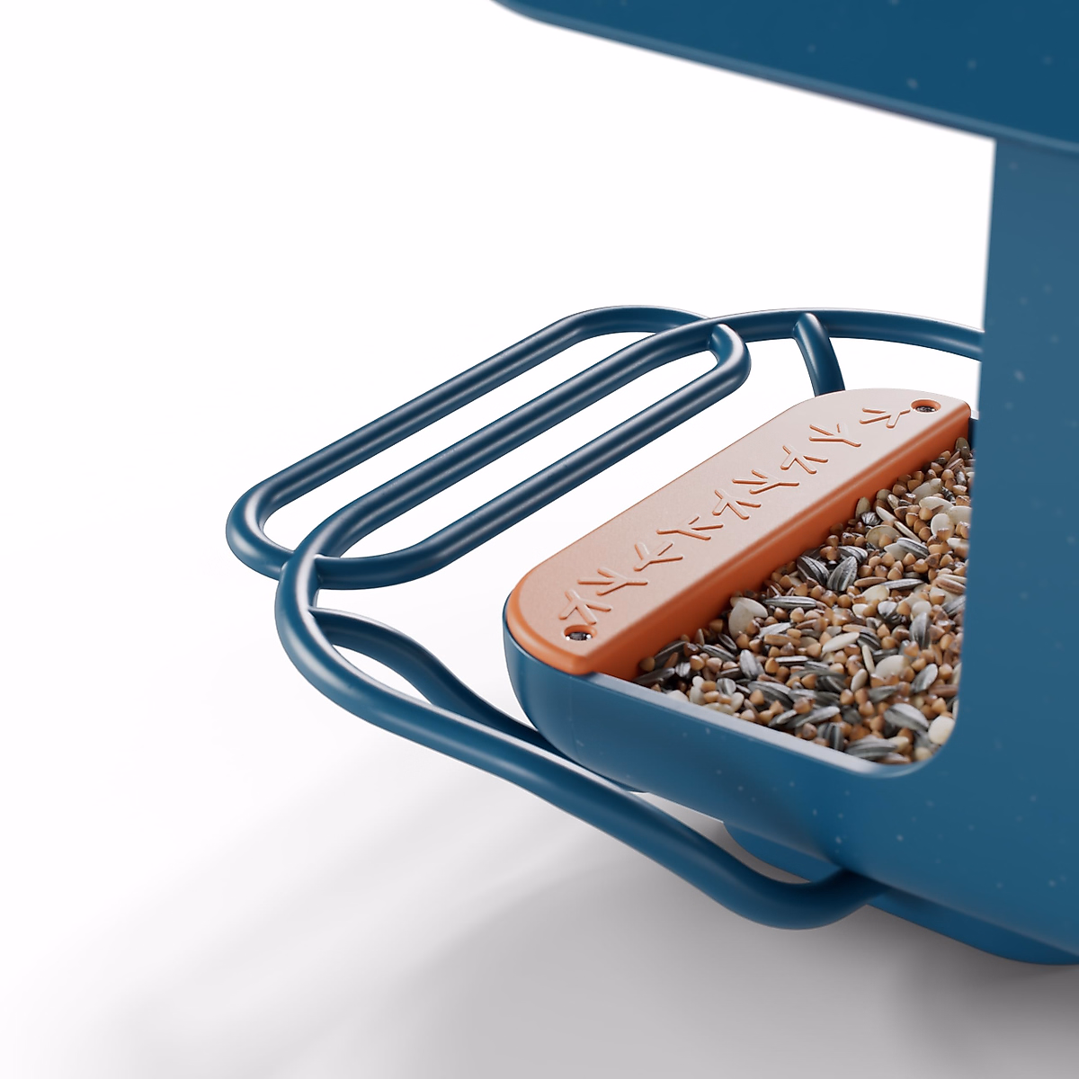 Bird Buddy Blue Perch Extender – Add-On Accessory for Better Bird Watching Experience - Outdoor Bird Perch for Feeding Multiple Birds - Weatherproof and Durable for Large Bird Species