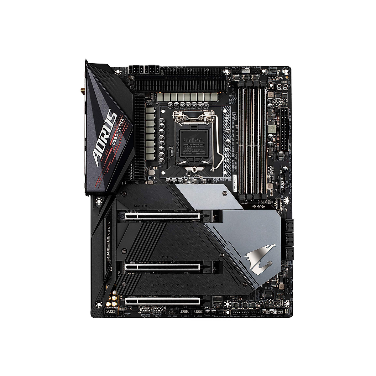 GIGABYTE Z590 AORUS ULTRA (LGA 1200/ Intel Z590/ ATX/ Triple M.2/ PCIe 4.0/ USB 3.2 Gen2X2 Type-C/ Intel WIFI 6/ 2.5GbE LAN/ Gaming Motherboard)