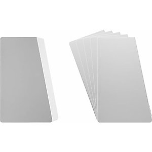 (30) Comic Book Divider Cards - SLOPED Lesser Cut - White, Standard 30mil - 7" x 11" - #CXNS11WH30DI