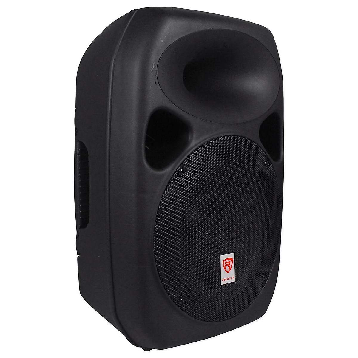 Rockville Power GIG RPG-122K All In One DJ/PA Package (2) 12" DJ/PA Speakers 1000 Watts Peak Power/250 Watts RMS with Built in Bluetooth, USB/SD Player, FM Tuner, Speaker Stands and a Wired Microphone