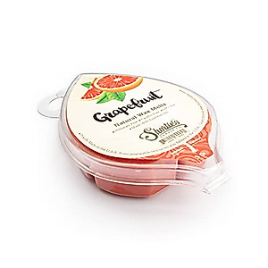 Shortie's Candle Company Grapefruit Natural Soy Wax Melts - Formula 117-1 Highly Scented 3 Oz. Bar - Made with 100% Soy and Essential Fragrance Oils - Phthalate & Paraffin Free, Vegan, Non-Toxic
