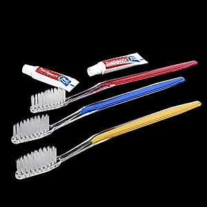 20pcs Disposable Toothbrushes with Toothpaste (5 Colors)