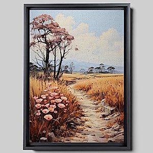 Samsung Frame TV Art Wildflower Field, Flower Meadow, Vintage print, print print, Wall Art, Wall Decor