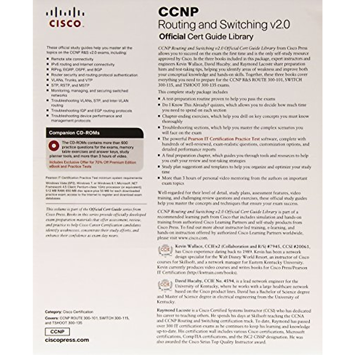 CCNP Routing and Switching v2.0 Official Cert Guide Library