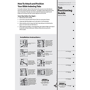 Tabbies Gold-Edged Bible Indexing Tabs, Old & New Testament, 80 Tabs Including 64 Books & 16 Reference Tabs (58331)