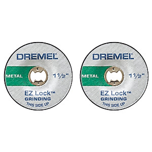 Dremel EZ541GR Aluminum Oxide Grinding Wheel (2-Piece)