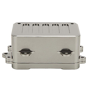 Receiver Box, 1:10 Scale Remoted Control Metal Receiver Box ESC Receiving Box RC Vehicle Accessories for SCX10 1/10 RC Crawler Kids Toy Car Rc Receiver Box Rc Receiver Box Rc Receiver Box
