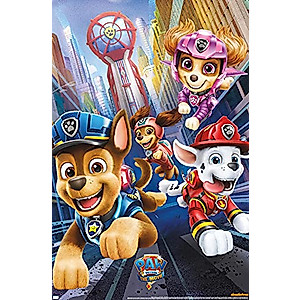 Trends International Nickelodeon Paw Patrol Movie-Action Wall Poster, 22.375" x 34", Premium Unframed Version