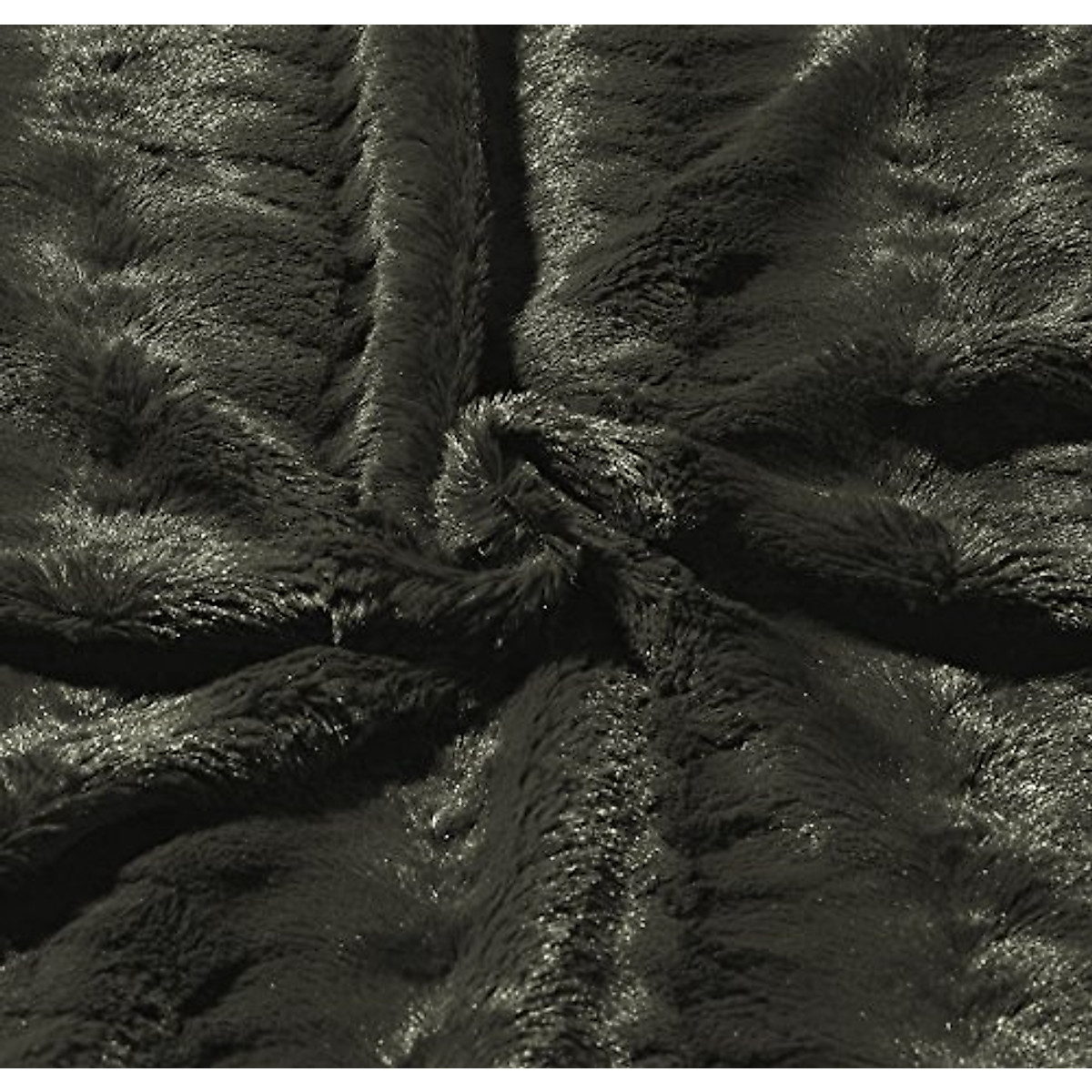 Swift Home Micro-Mink Full/Queen Faux Fur Blanket, Mink