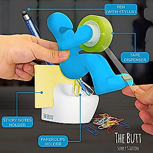 The Butt Tape Dispenser – Funny Gifts for Men – Weird Stuff, Desk Accessories for Men - Novelty, Fun Office Supplies Gag Gifts for Men - Teacher Gifts Boss Gifts for Men - Going Away Gift for Coworker