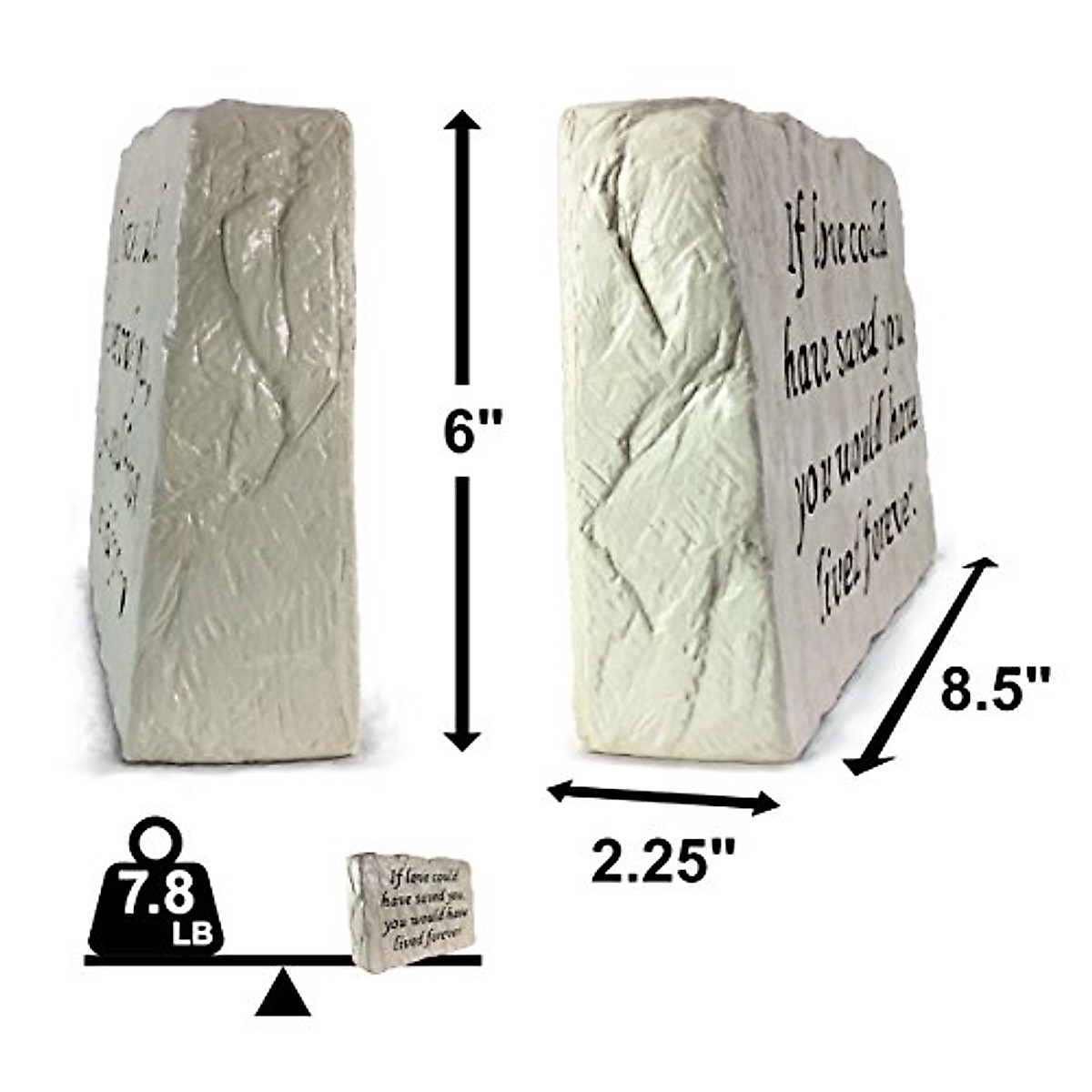 If love could have saved you - Memorial Stone (7.8 LB)