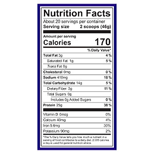 Vega Original Protein Powder, Creamy Vanilla Plant Based Protein Drink Mix for Water, Milk and Smoothies, 32.5 oz (Packaging May Vary)