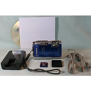 Olympus Tough TG-610 14MP 5x Optical Zoom Digital Camera Blue