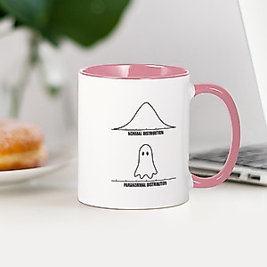 CafePress Normal Vs Paranormal Distribution Mugs Ceramic Coffee Mug, Tea Cup 11 oz