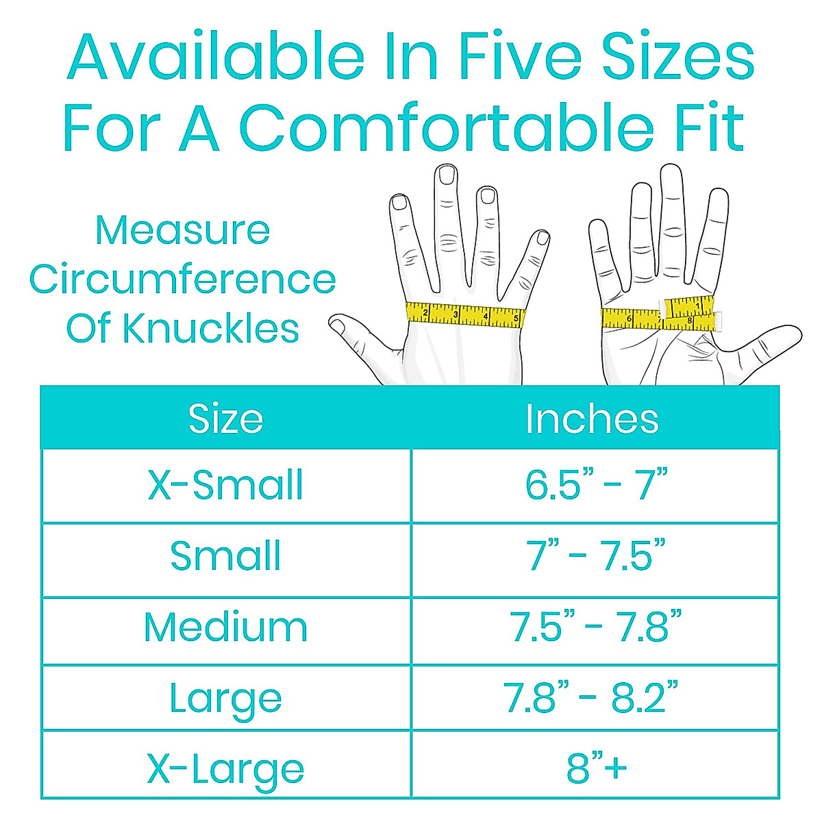 Vive Fingerless Arthritis Gloves for Men & Women Made w/Copper Infused Fabric - Therapeutic Compression for Swelling, Carpal Tunnel, Tendonitis, Edema, & Finger Pain - Comfortable Non-Slip (Medium)