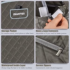 Giantex Portable Folding Sauna, 1 or 2 Person Steam Spa with Remote Control, Folding Chair, Foot Massage Roller, Absorbent Mat, 9 Temperature Levels, 3L Steamer, 800W Home Full Body Spa Tent (Gray)