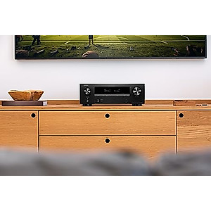 Denon AVR-X1800H 7.2 Channel AV Receiver (2023 Model) - 80W/Channel, Wireless Streaming via Built-in HEOS, WiFi, & Bluetooth, Supports Dolby Vision, HDR10+, Dynamic HDR, and Home Automation Systems
